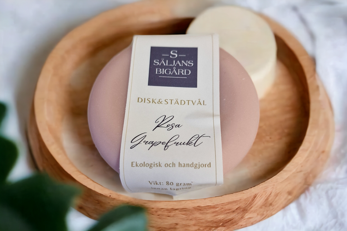 Disk och städtvål - Rosa grapefrukt – SÄLJANS BIGÅRD AB